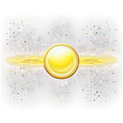 Download Stylized Yellow Circle Object Png Gqg68
