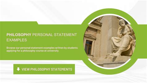 Philosophy Personal Statement Examples