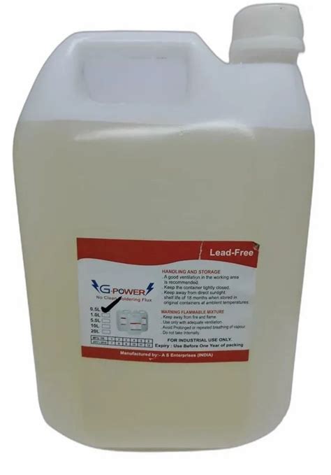 G.Power5L No Clean Soldering Flux, Rosin at best price in New Delhi ...