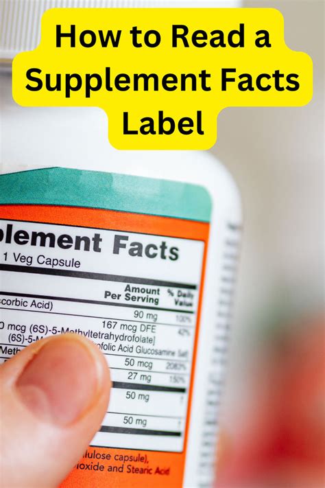 Decoding Nutrition A Guide On How To Read A Supplement Facts Label In 2024 Facts Supplements