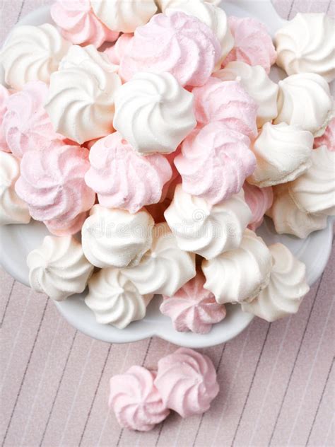 Small Spiral Meringues Stock Image Image Of Delicious 83200061