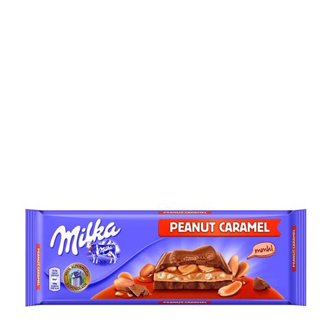 Milka Milk Chocolate Tablet With Peanut Caramel Filling 276 Gr Duty