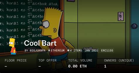 Cool Bart Collection Opensea
