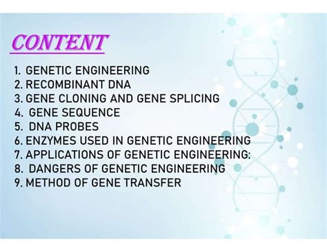 Basic Principles Of Genetic Engineering Pptx Basic Principles Of Genetic Engineering Pptx