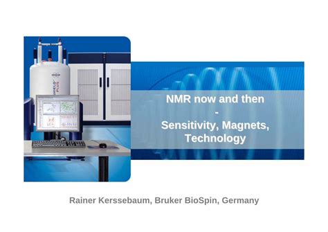 Pdf Nmr Now And Then Sensitivity Magnets Technology2pdf · Nmr