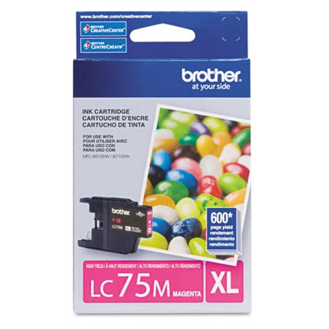 Brother Lc75m Inkjet Cartridge Magenta Ptouchdirect