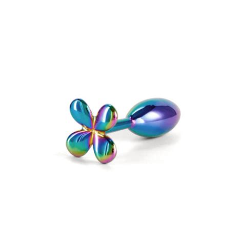 Rear Assets Clover Multicolor Butt Plug Dallas Novelty Online Sex