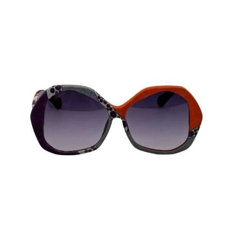 Womens Oversized Designer Sunglasses With Fabric Wrapped Frame