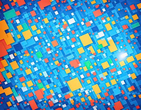 illustration of multi colored geometric shapes stock illustration illustration of text