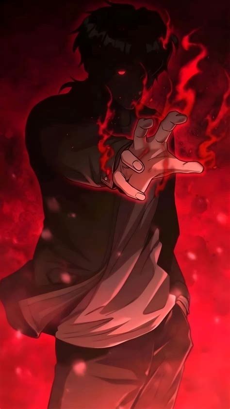 Foreigner On The Periphery Rage Anime Wallpaper Red Aura Anime