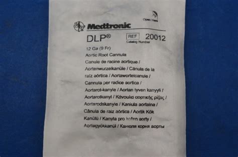 Medtronic 20012 Dlp Aortic Root Cannula 9 Fr X Imedicsales