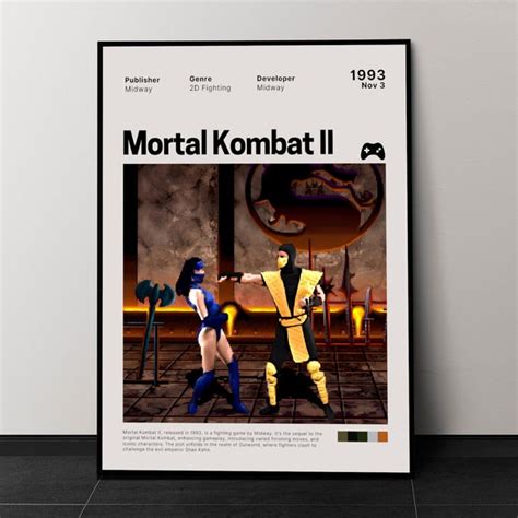 Mortal Kombat Etsy