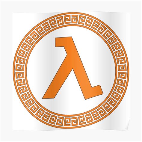 Lambda Poster For Sale By Haraldg Redbubble