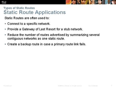 Instructor Materials Chapter Static Routing CCNA Routing