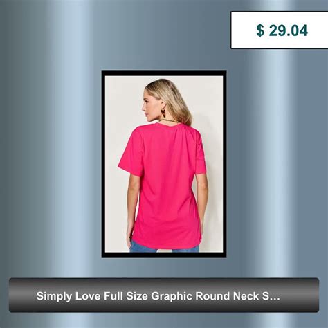 Simply Love Full Size Graphic Round Neck Short Sleeve T Shirt Youtube