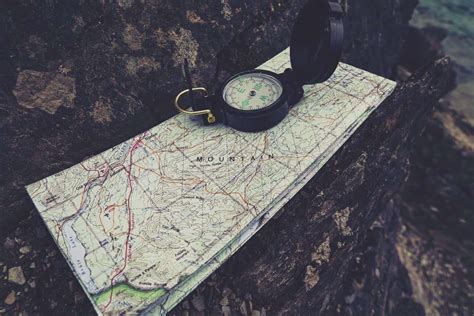 Land Navigation Using A Map And A Compass