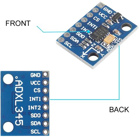 Gy 291 Adxl345 Digital 3 Axis Acceleration Of Gravity Tilt Module Iic