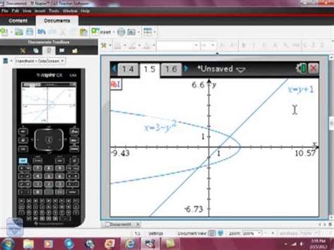 Ti Nspire CAS Graphing F Y Instead Of F X YouTube