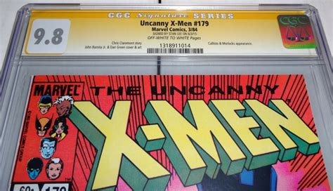 Uncanny X Men 179 Cgc Ss 98 Signature Autograph Stan Lee Callisto