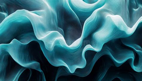 Abstract Blue Waves Background With Dynamic Flowing Lines Perfect Technology Futuristic Design