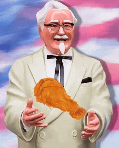 Kfc Colonel Sanders One Fried Chicken 