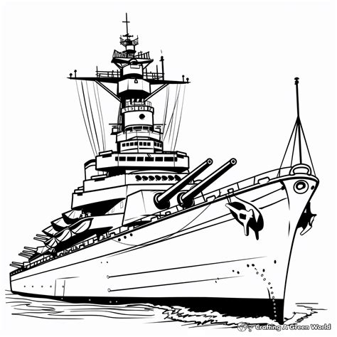 Battleship Pictures To Color Fun Printable Art For All Ages