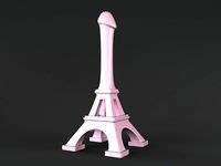 Eiffel Sex Toy Tower 2 3d Model