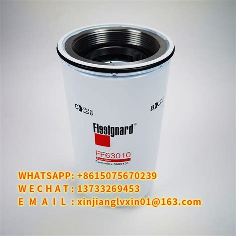 Frega Ff63010 Diesel Filter Element Qsx15 Engine Cummins Fuel Filter 3689131