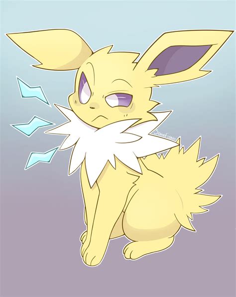Jolteon Is Displeased By Somefishie On Deviantart