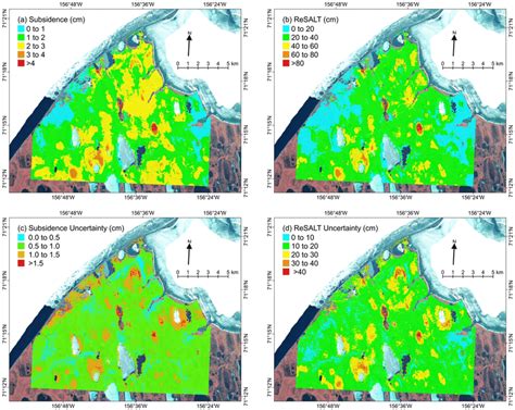 The 2006 2010 Average Seasonal Subsidence From Interferometric