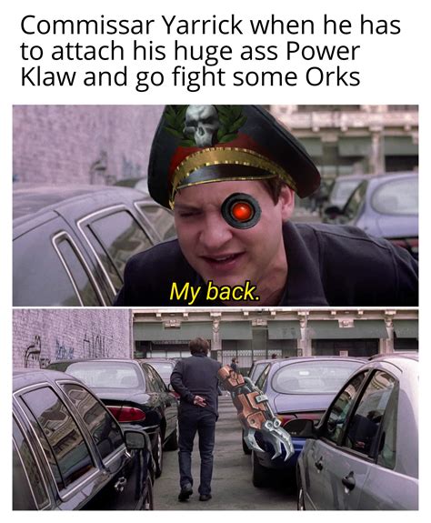 Old Man Yarrick Over Here Getting His Spine Ground To Dust Rip R Grimdank