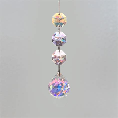 グラデーションサンキャッチャー 3連（オーロラ）ピンク｜創作品モール あるる