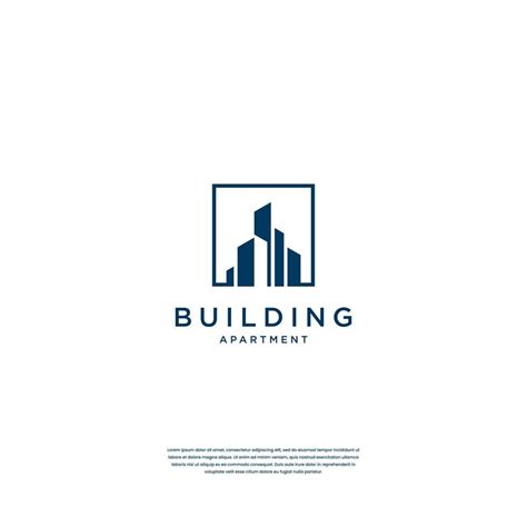 Creative Building Structure Logo Design Real Estate Architecture