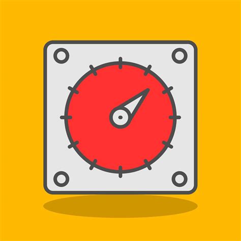 Timer Filled Shadow Icon 44207240 Vector Art At Vecteezy
