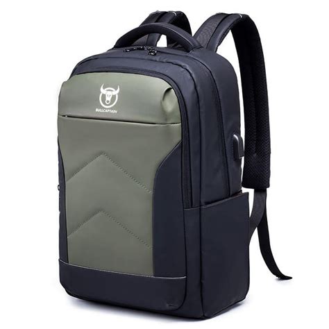 Mochila Para Notebook Impermeável Bullcaptain 14 Polegadas Com Usb Machimelo