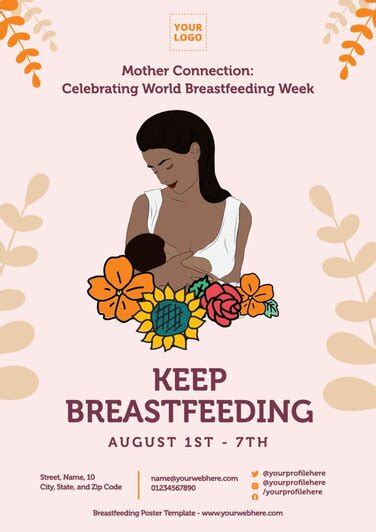 Customizable Breastfeeding Poster Templates