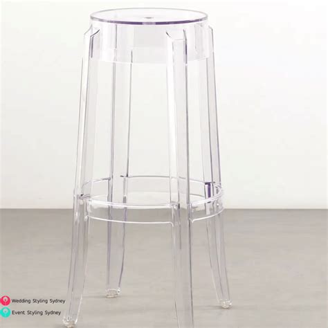 Clear Ghost Stool Stand X