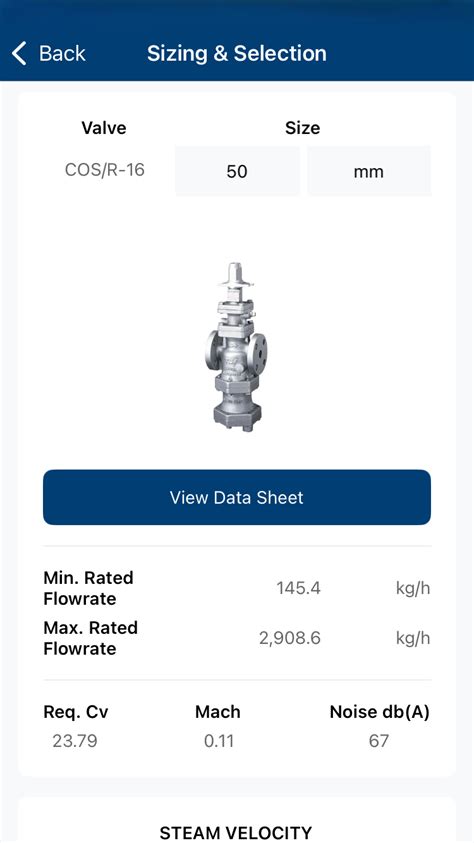 Tlv Valve Calculator Tlv