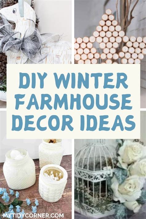 10 Diy Rustic Farmhouse Winter Decor Ideas For The Home Winter