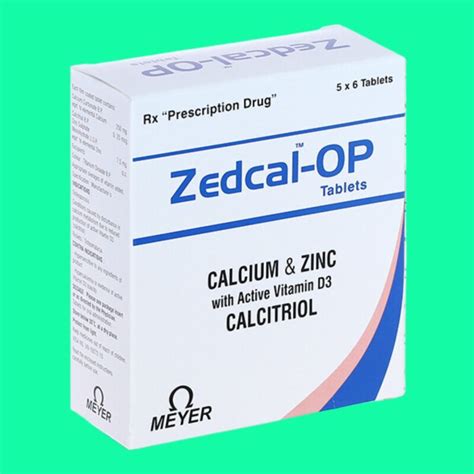 Zedcal Op Tablets Thuốc Zedcal Op Tablets điều Trị Loãng Xương Nhuyễn