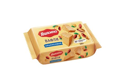 «Яшкино», вафли арахисовые, 200 г – купить по выгодной цене с ...
