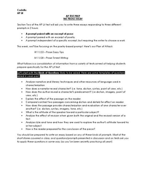 Ap Lit Thesis Template