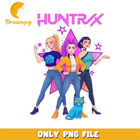 Huntrix Girls Png Kpop Fantasy Concept Png Korean Cartoon Png