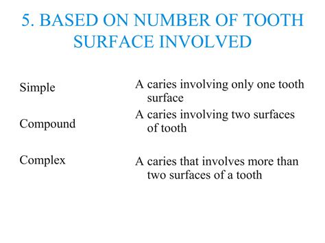 Dental Caries Classificationppt