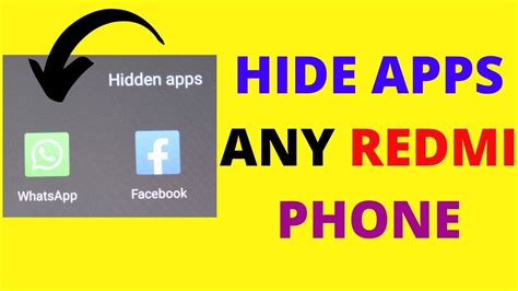 How To Hide Apps In Any Redmi Note Note Note Note Miui Youtube
