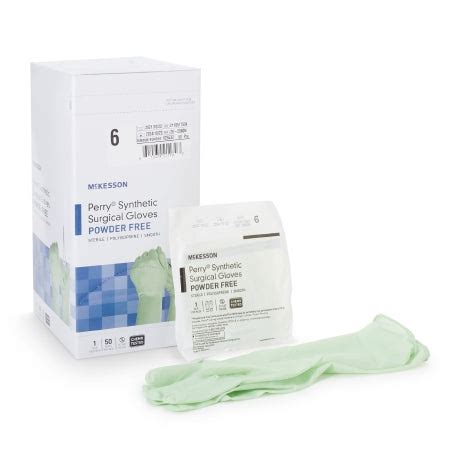 Mckesson Perry® 1044720cs Surgical Glove Performance Plus Size 6 Poly