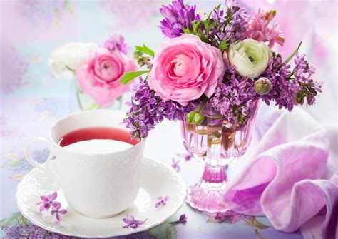 Photography Still Life Spring Cup Flower Vase Peony Ranuncula Lilac