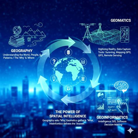 Geography Geomatics Geoinformatics Gis Spatialintelligence