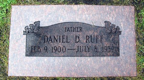 Daniel D Ruff 1900 1959 Find A Grave Memorial