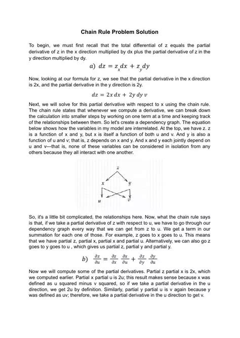 Solving Chain Rule Problems with Multiple Variables | Massachusetts Institute of Technology ...